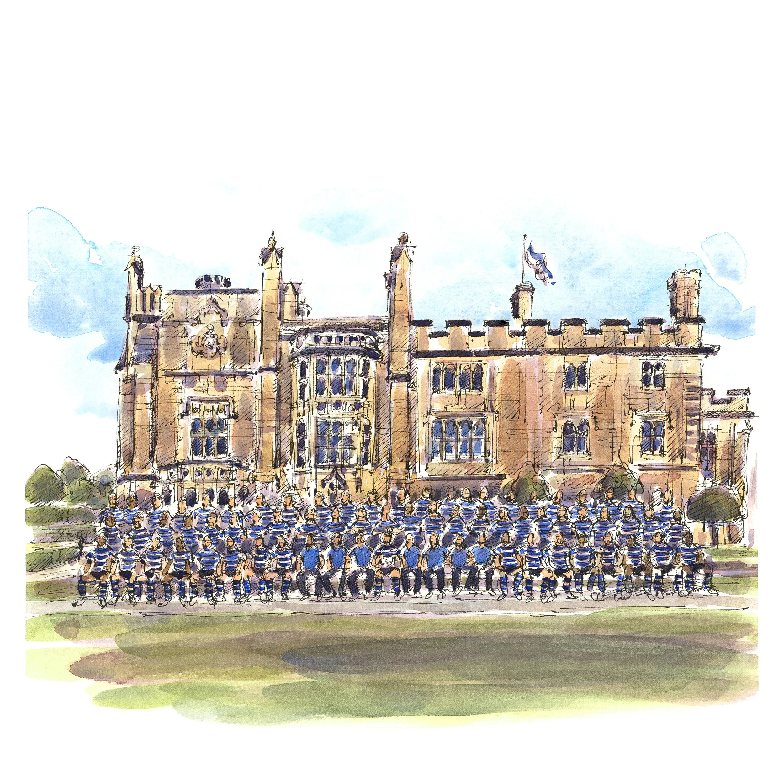 Bath illustrations Richard Briggs — Richard Briggs Illustration