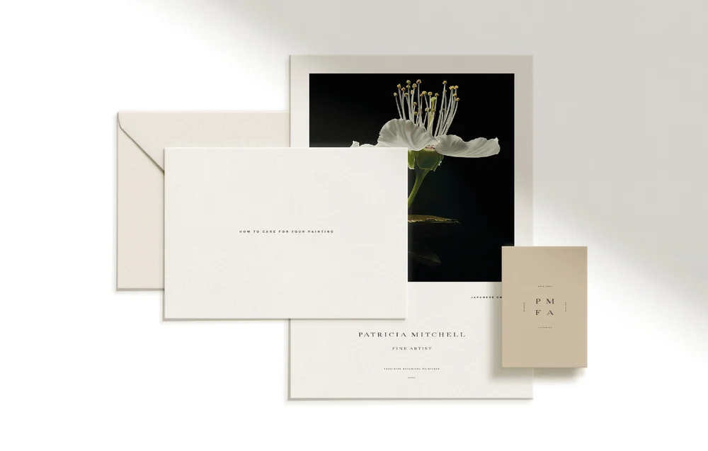 rebranding fine artist, trish mitchell | The Brand Stylist