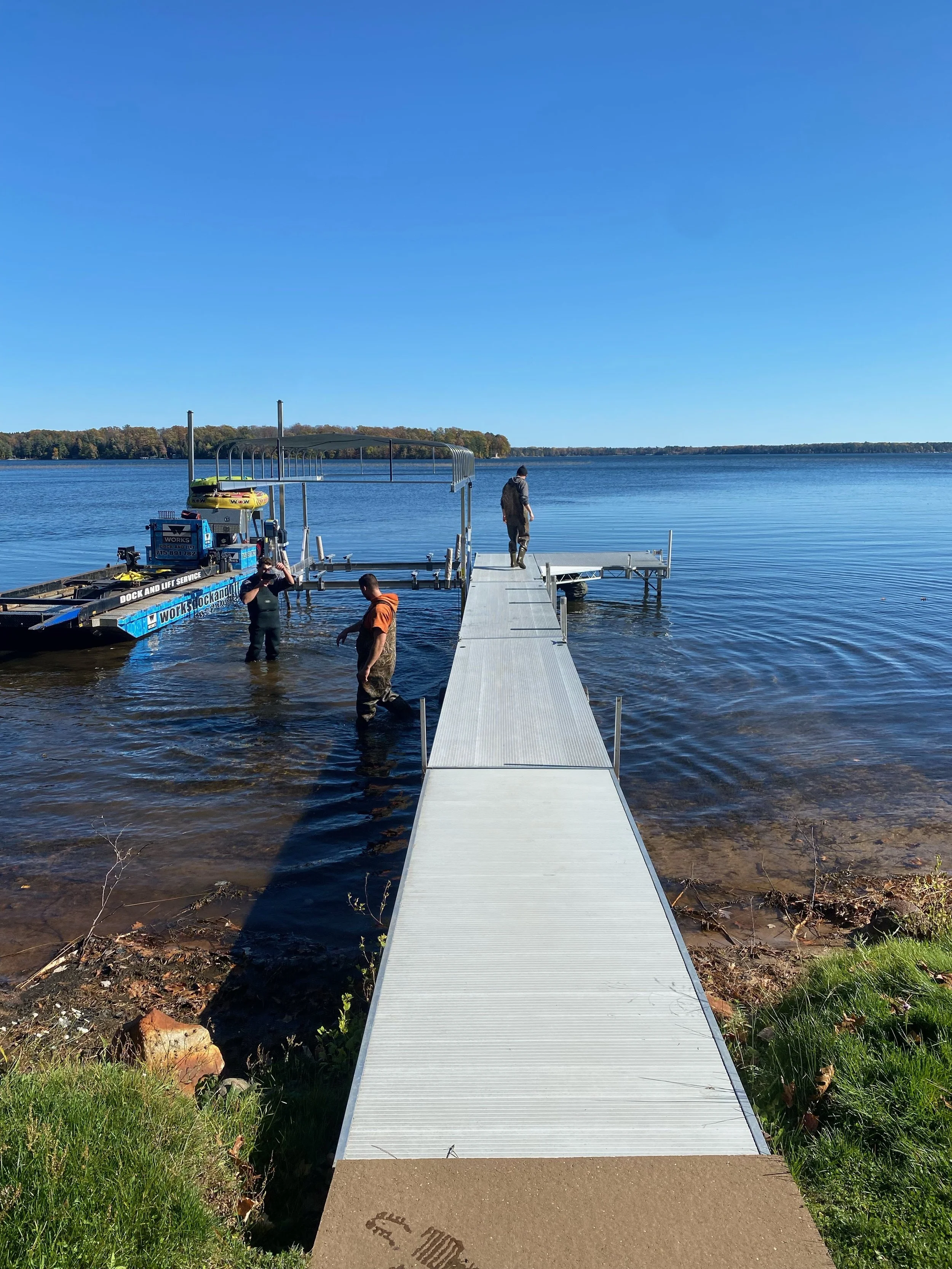 WORKS Dock and Lift | Installations, Removals & Barge Services in ...