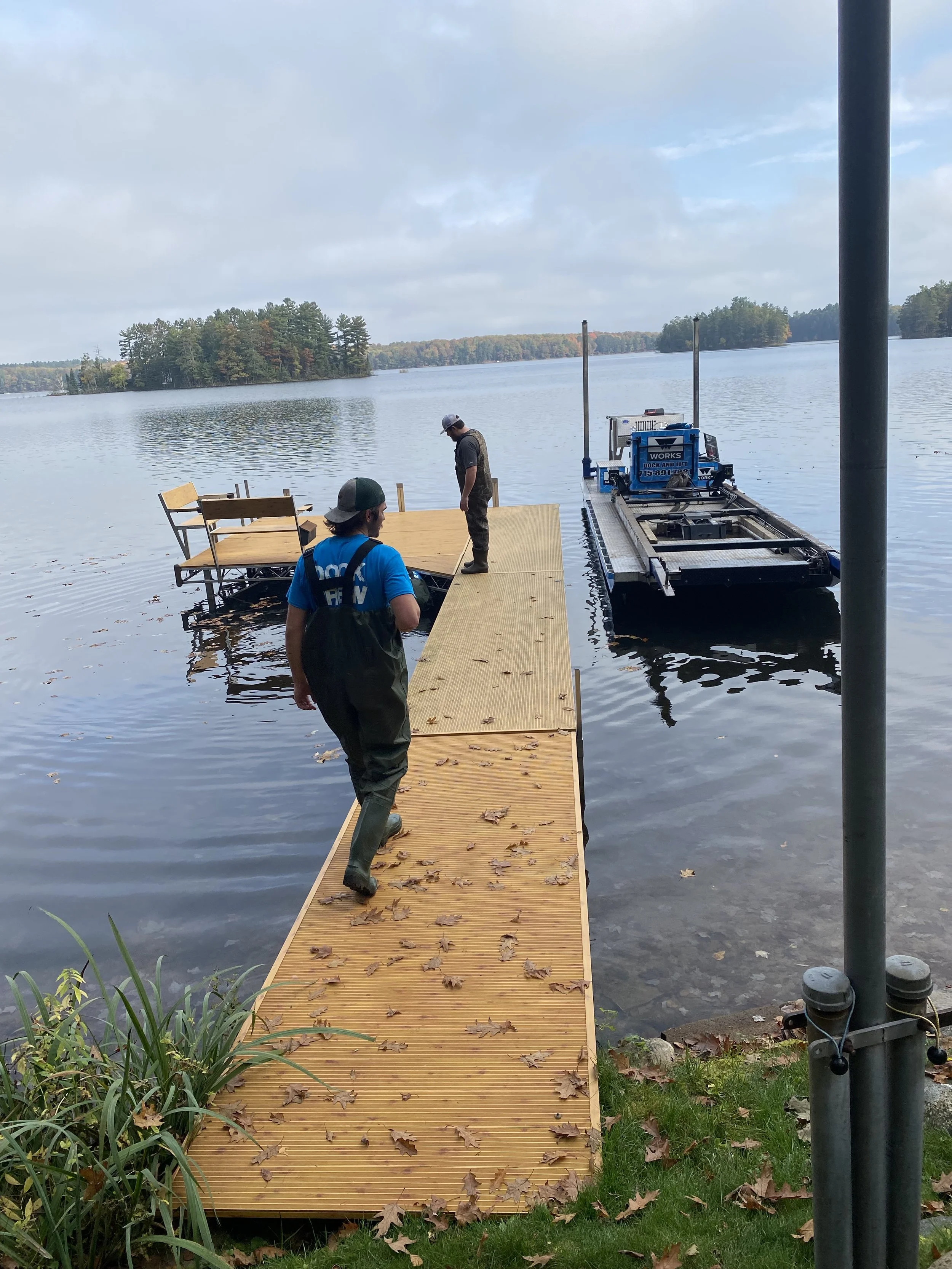 WORKS Dock and Lift | Installations, Removals & Barge Services in ...