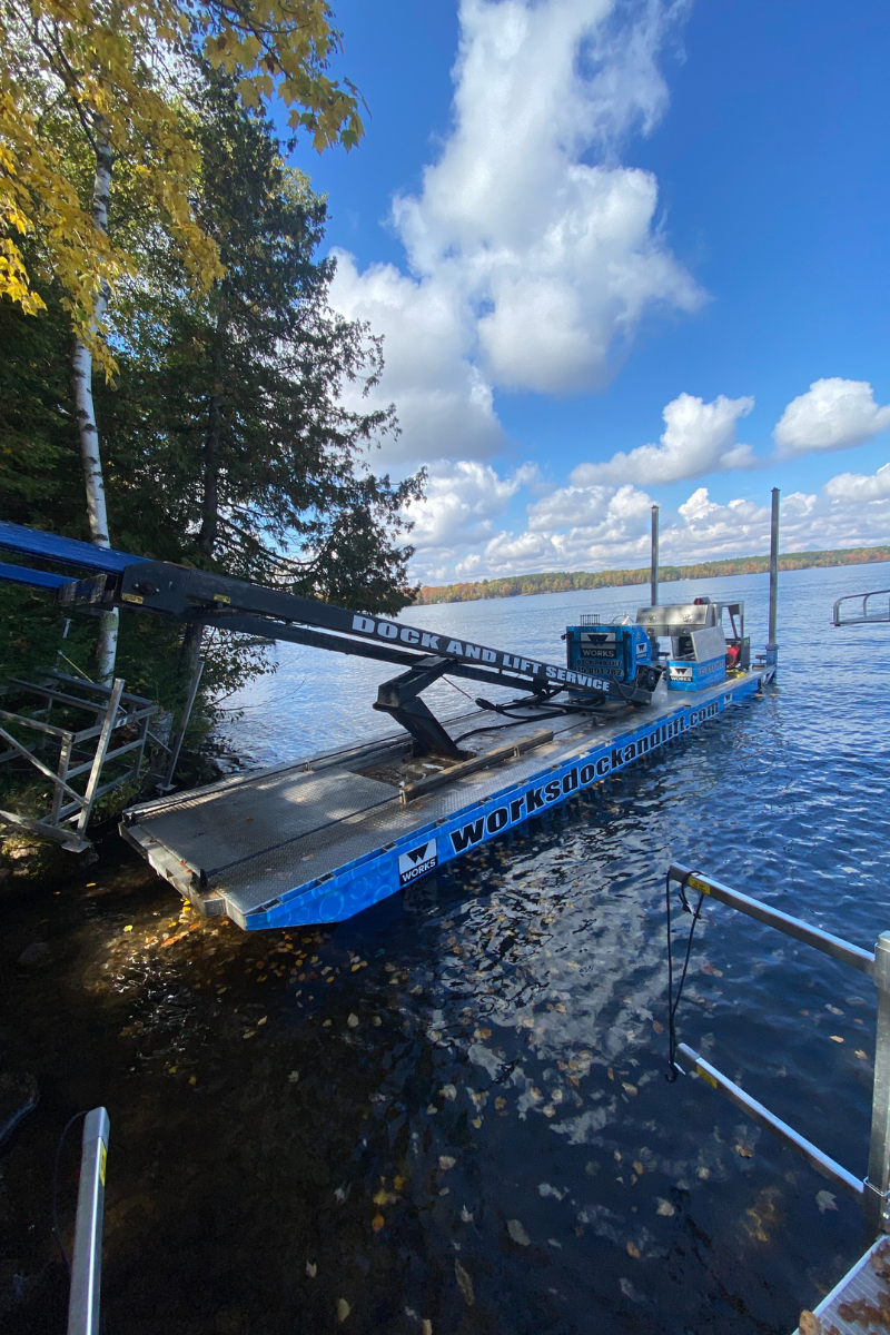 WORKS Dock and Lift | Installations, Removals & Barge Services in ...