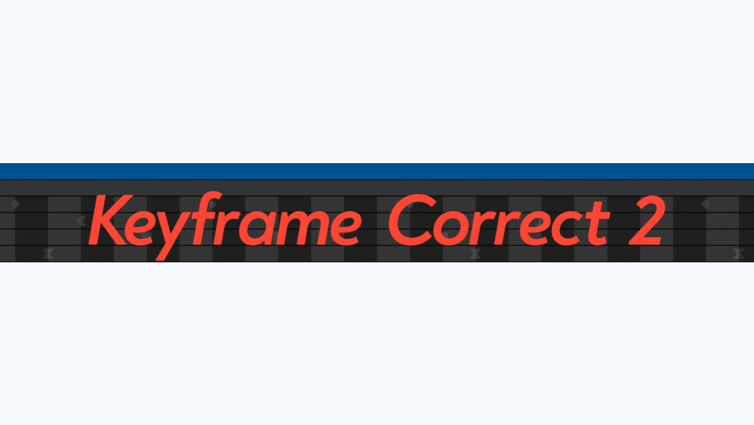 Keyframe Correct 2 script for After Effects — STUDIO beatgram