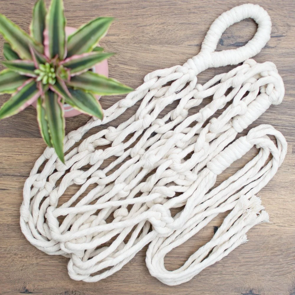 DIY Daisy Chain Macrame Plant Hanger Kit — That Knot Place
