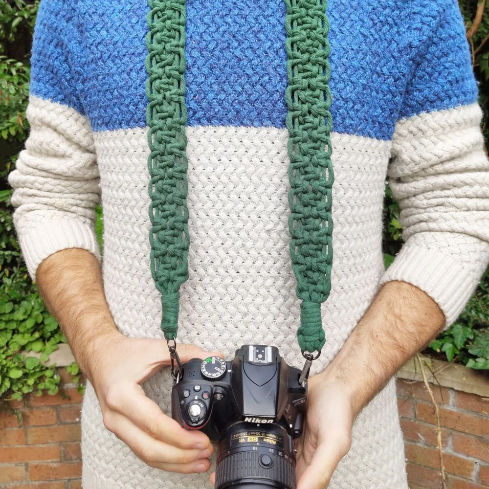 Macrame Camera Wrist Strap | Camera Accessory — That Knot Place