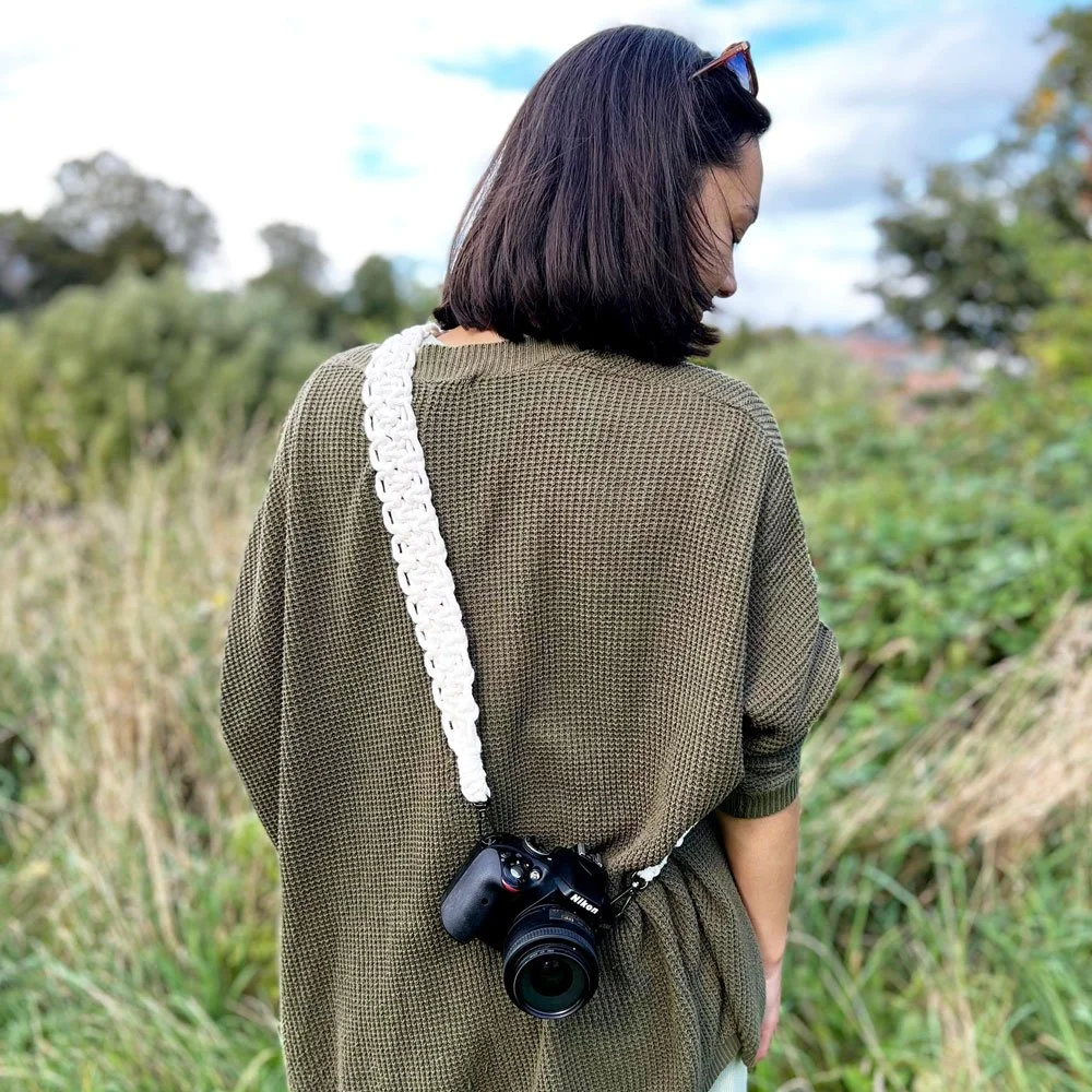 Macrame Camera Wrist Strap | Camera Accessory — That Knot Place
