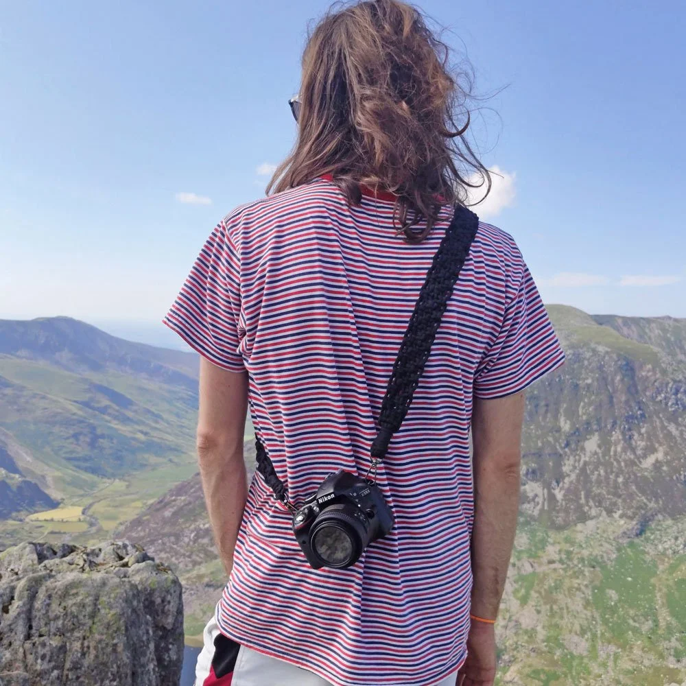 Green Macrame DSLR Camera Strap — That Knot Place