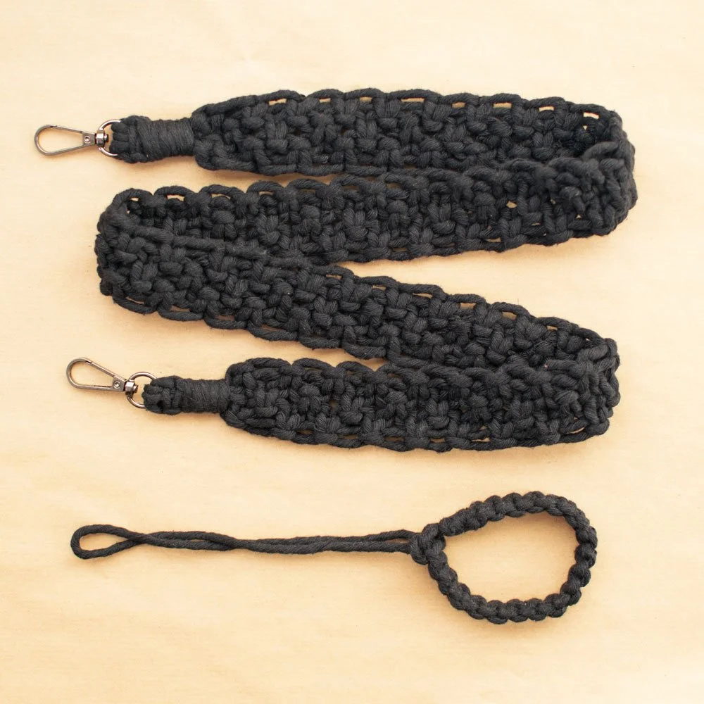 Green Macrame DSLR Camera Strap — That Knot Place