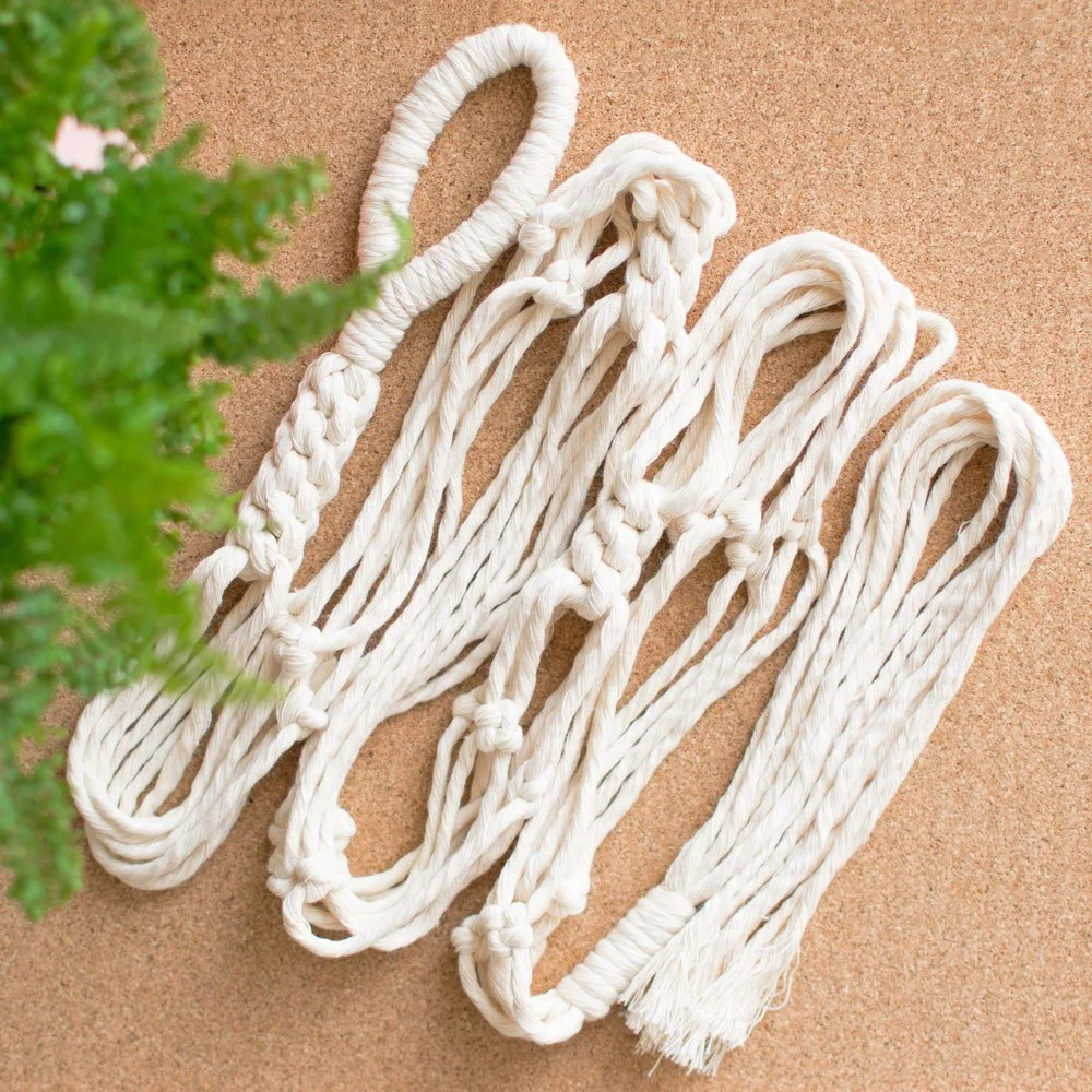 DIY Daisy Chain Macrame Plant Hanger Kit — That Knot Place