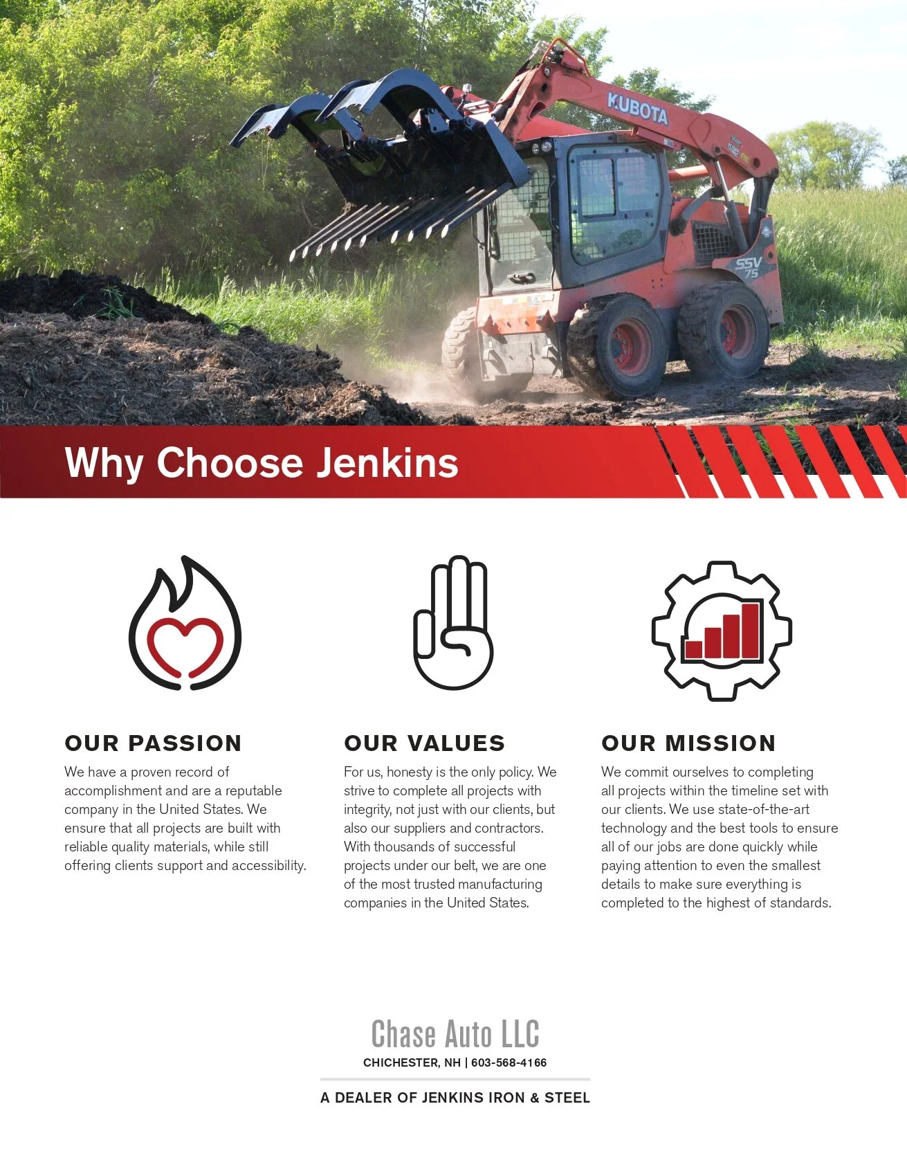 Jenkins Skid-Steer Attachments — Chase Auto, LLC