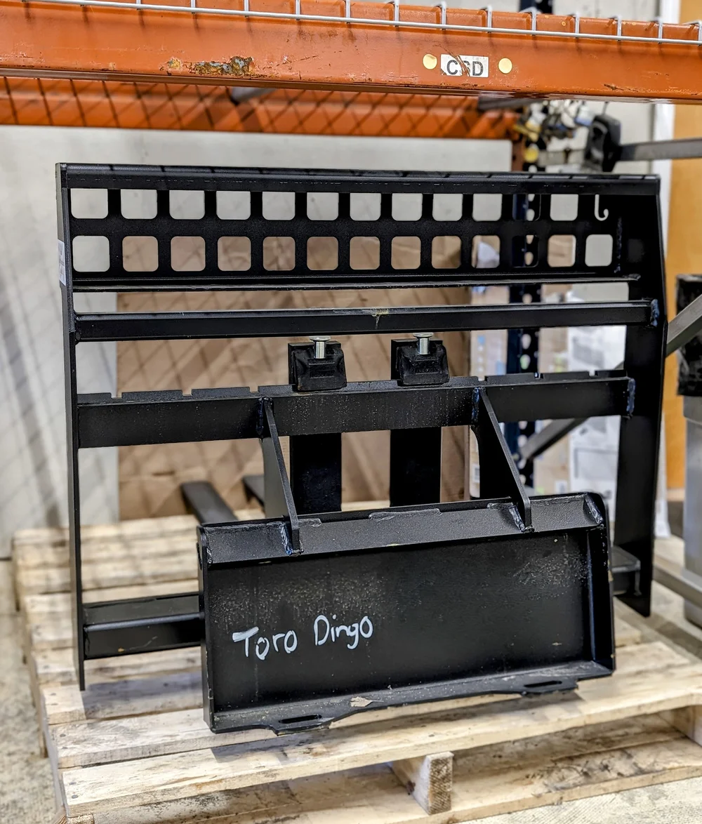 Jenkins Pallet Forks (5500 lb., Hydraulic Sliding) — NH Skid Steer ...
