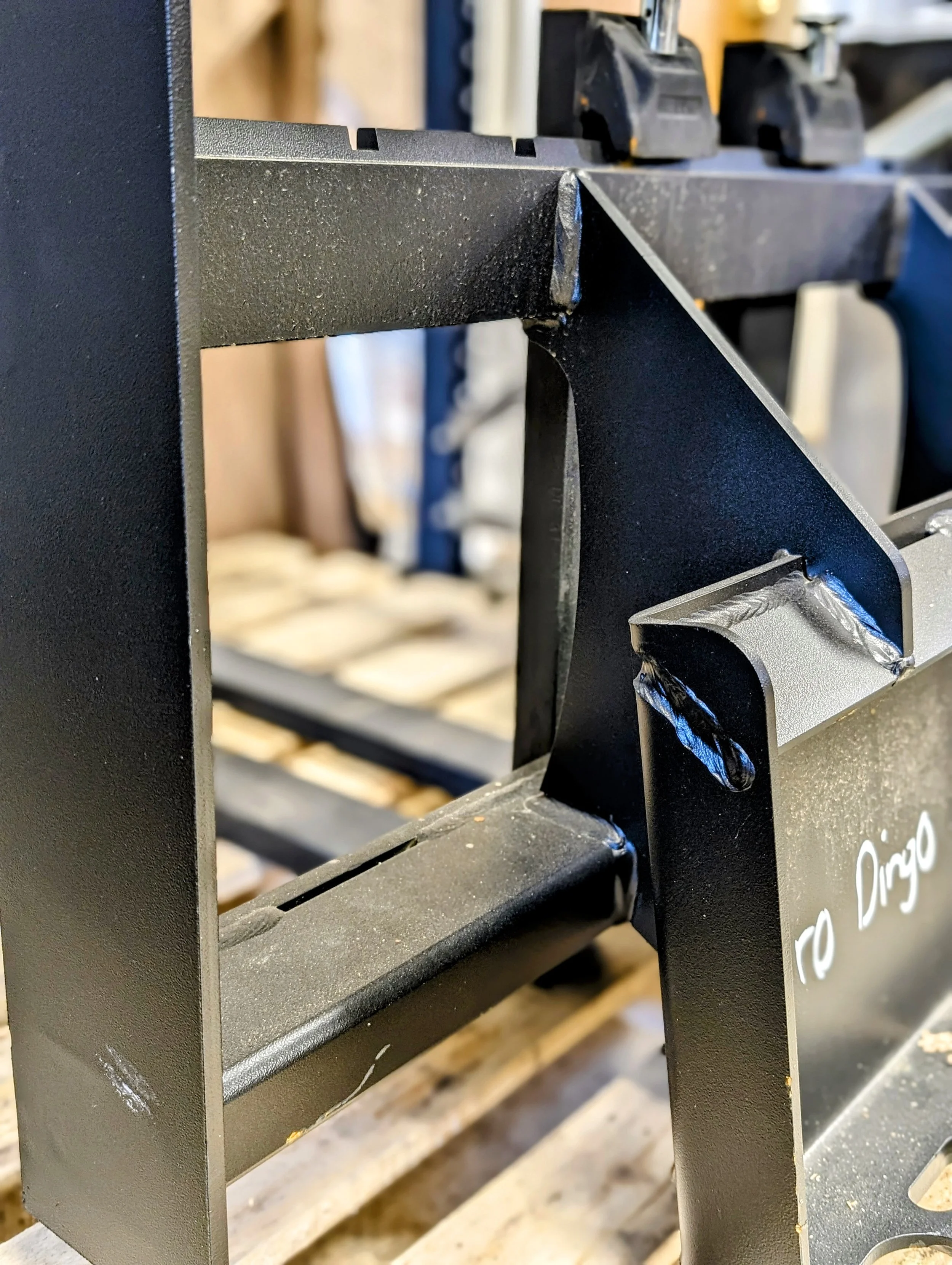 Jenkins Pallet Forks (5500 lb., Hydraulic Sliding) — NH Skid Steer ...