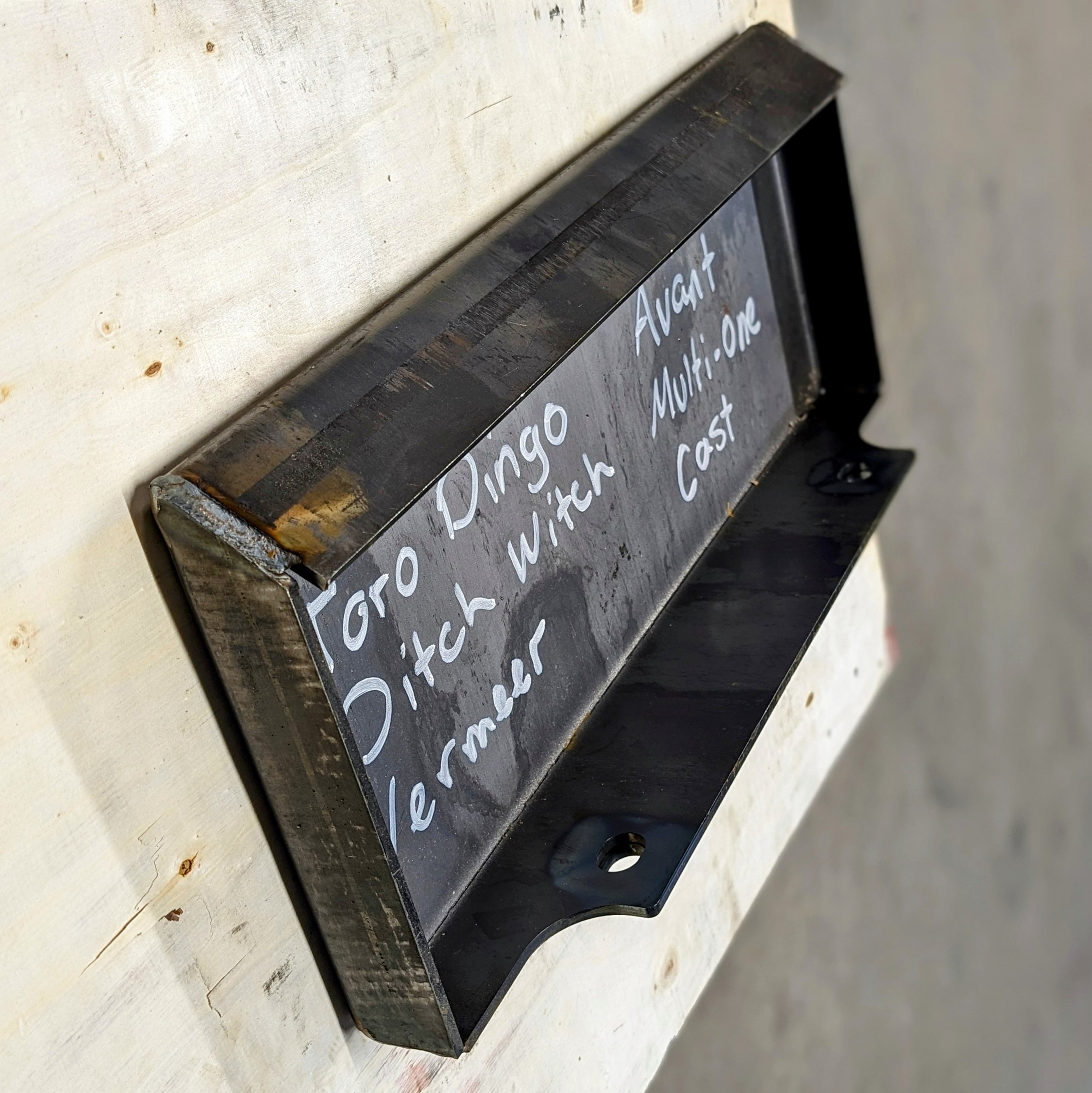 Mini Quick Attach Plate - Universal Toro Dingo / Ditch Witch / Vermeer ...