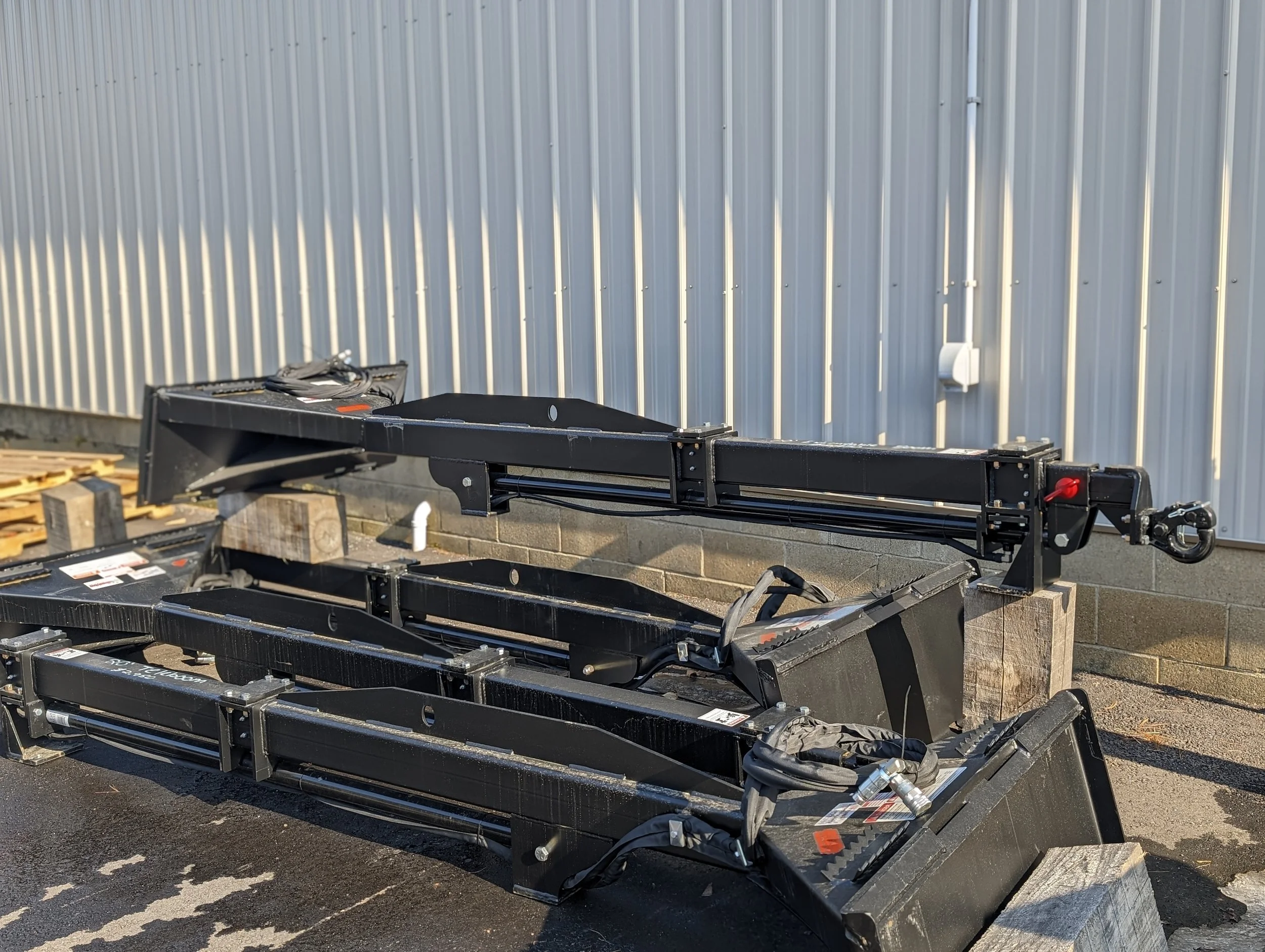 Jenkins Extendable Boom — NH Skid Steer Attachments