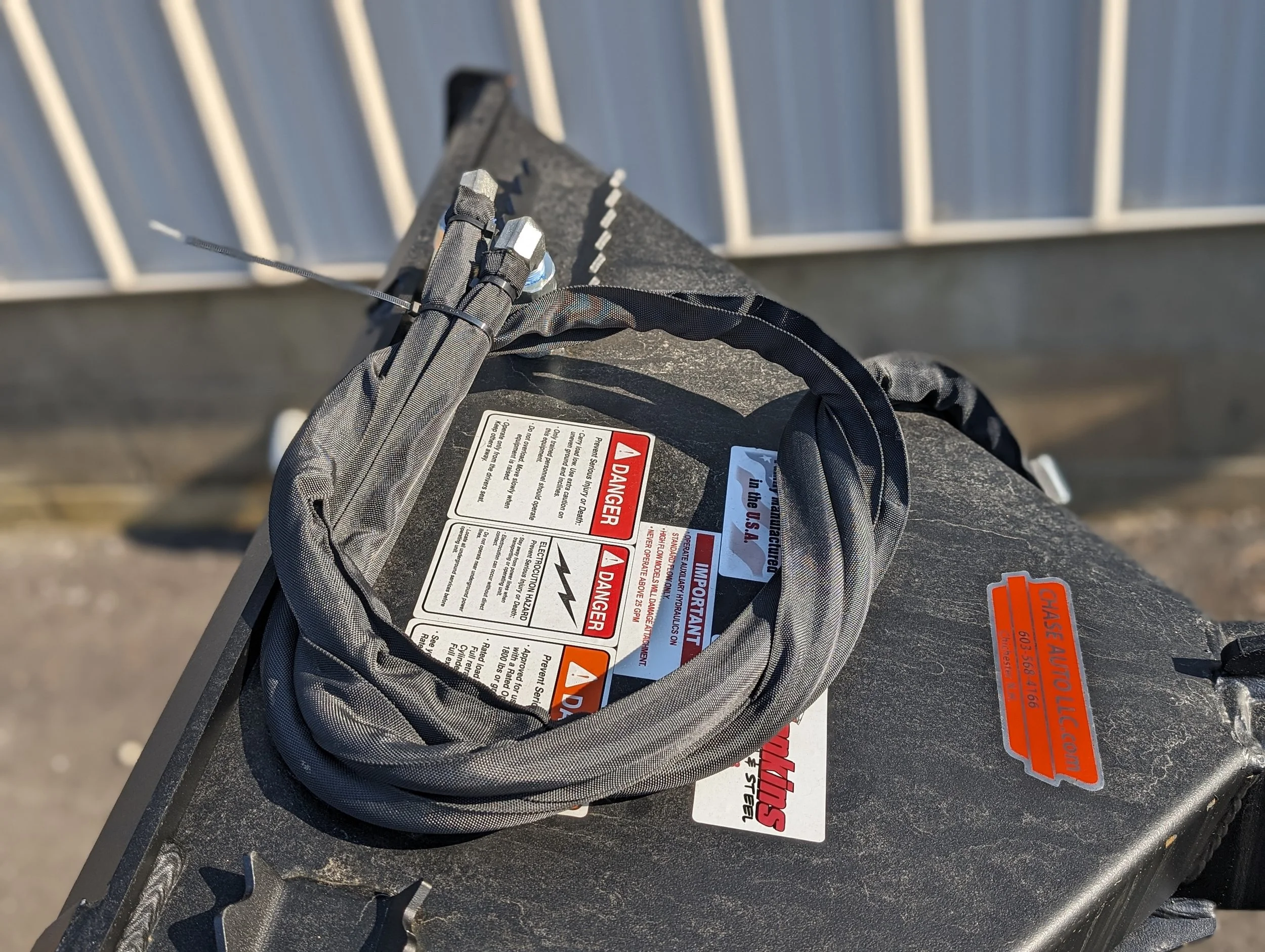 Jenkins Extendable Boom — NH Skid Steer Attachments