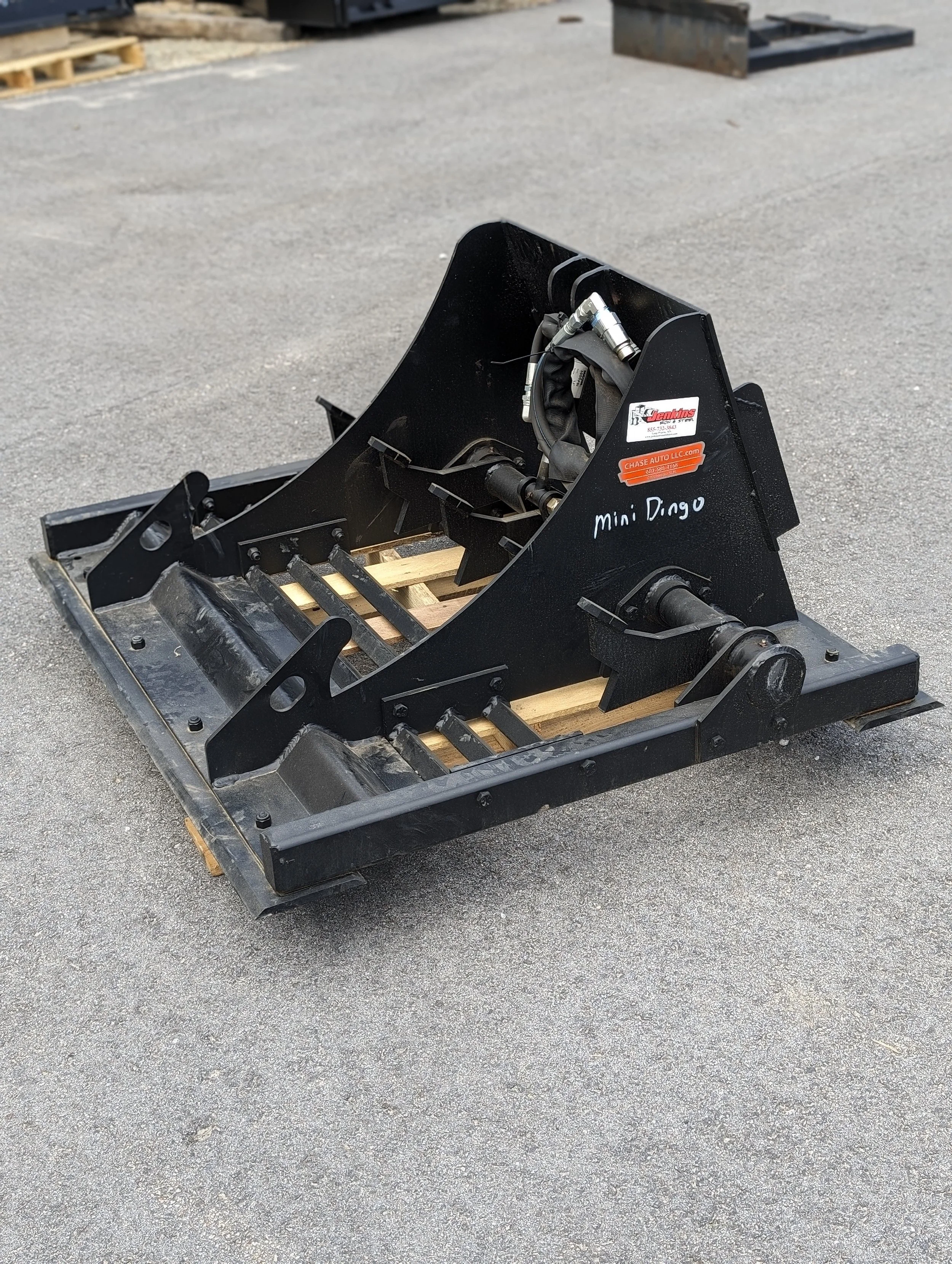 Jenkins Mini Land Leveler w/ Hydraulic Scarifying Teeth (48") — NH Skid ...