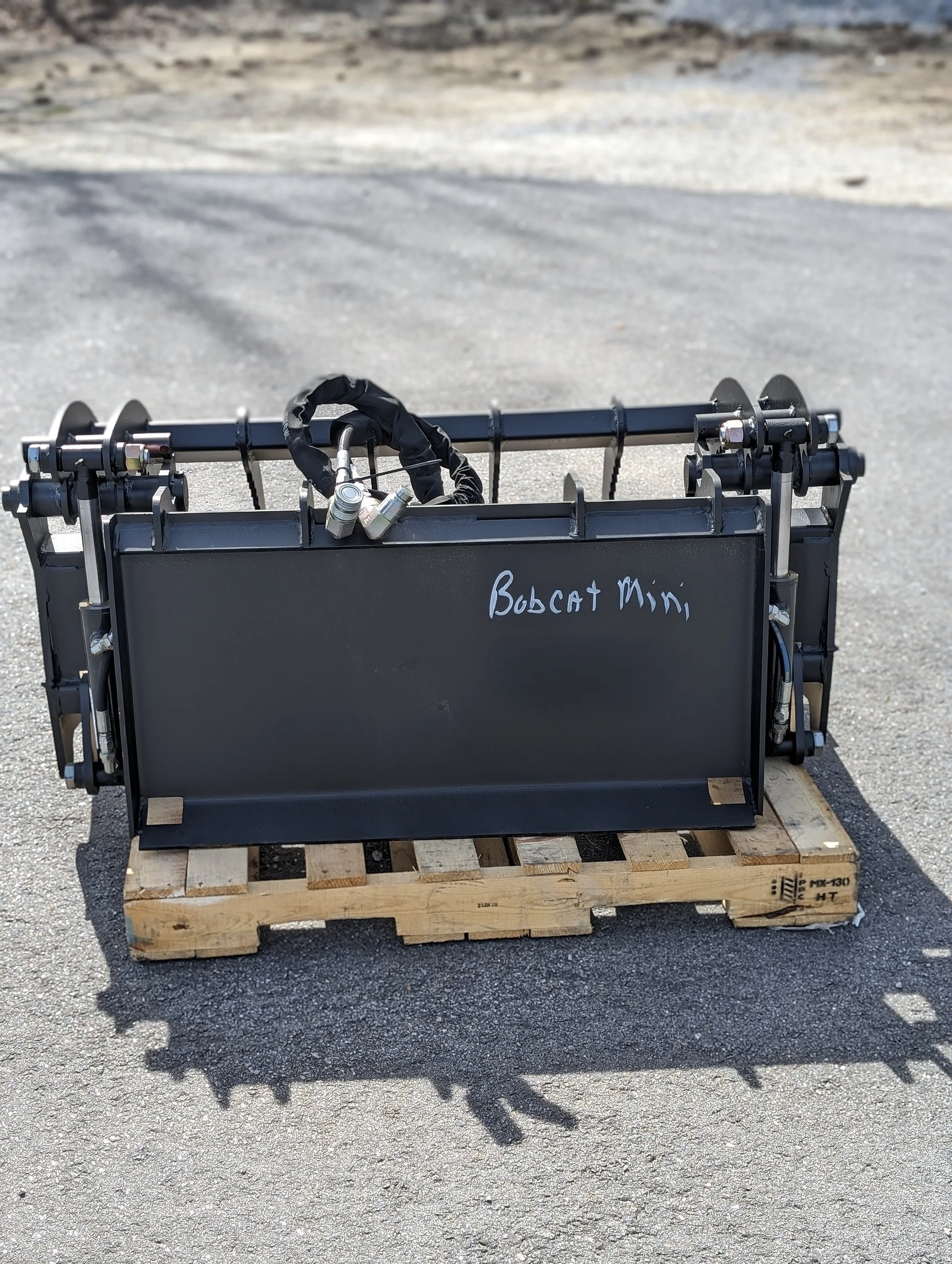 Jenkins Mini Brush Grapple (48") — NH Skid Steer Attachments