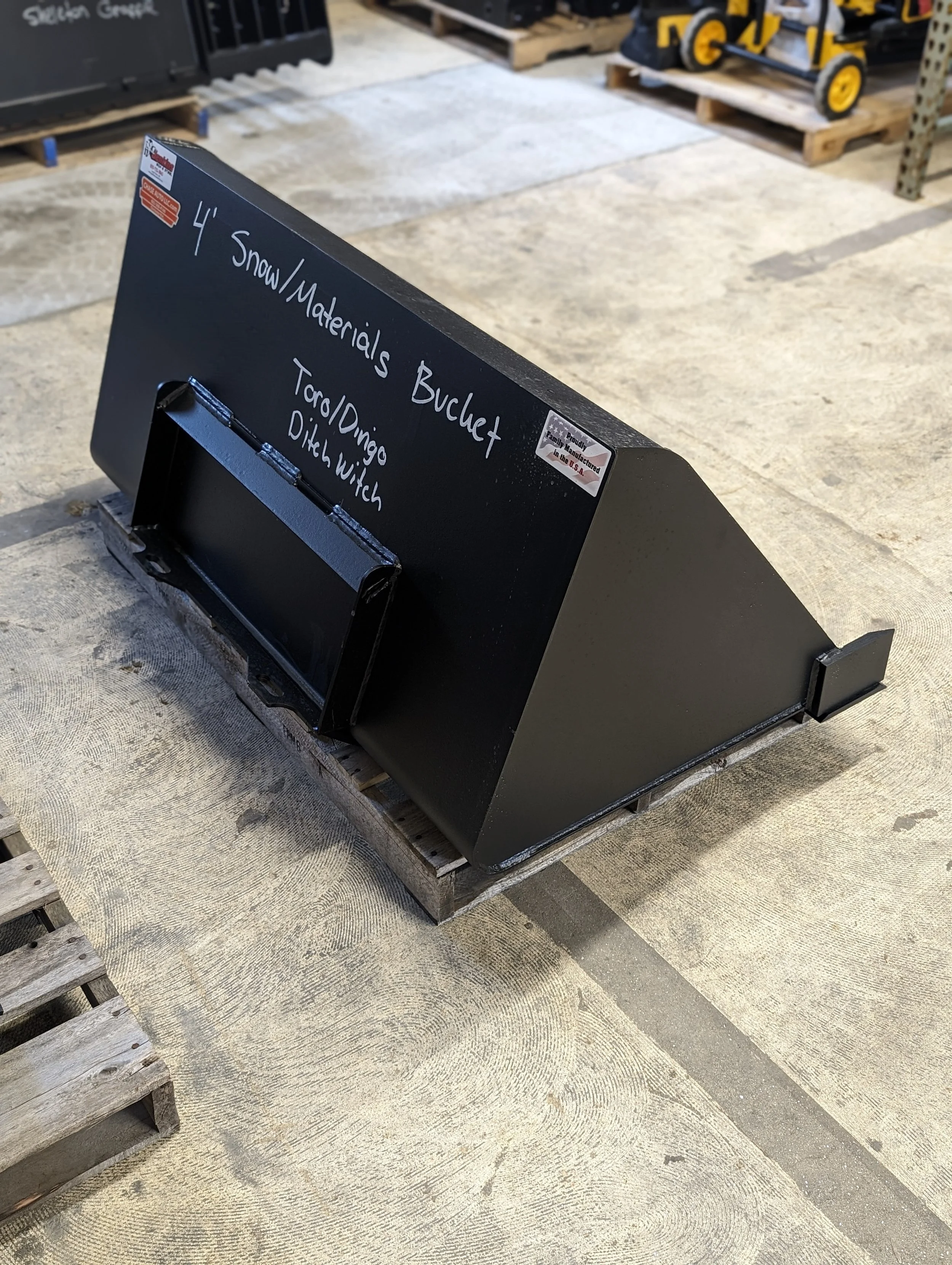 Jenkins Mini Snow/Materials Buckets for Toro, Bobcat, Compact Tractors ...