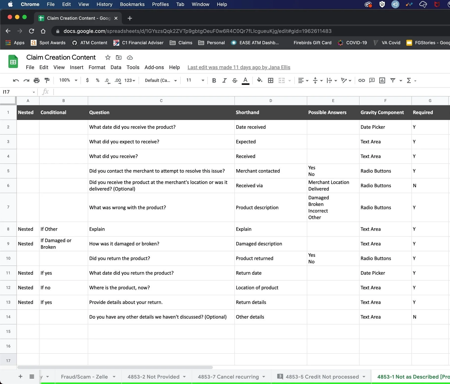 Bank Claims Creation — Danielle Simpson