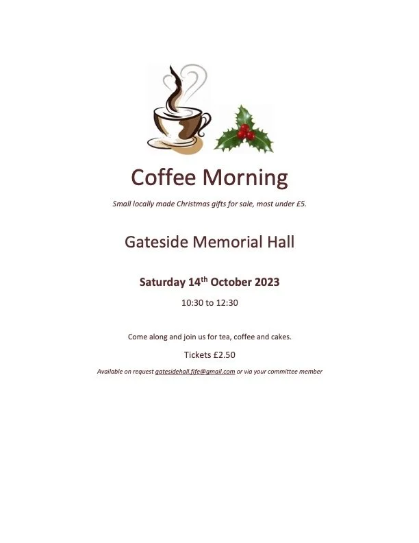 Crafts and Coffee Morning — Gateside & District