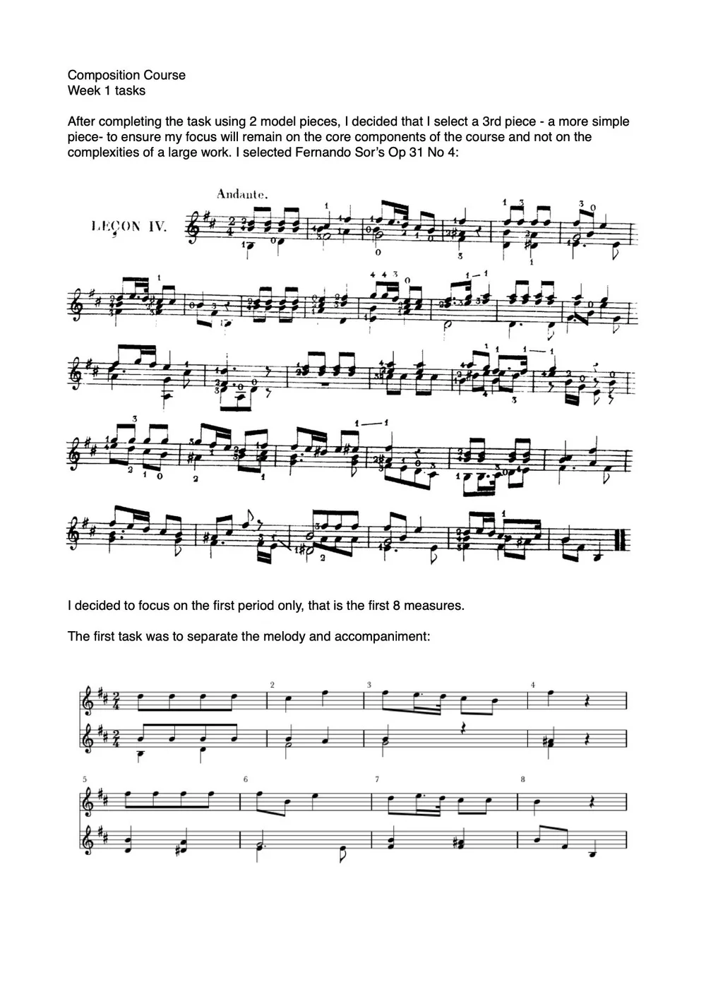 The First Steps to Composing — The Creative Classical Guitarist