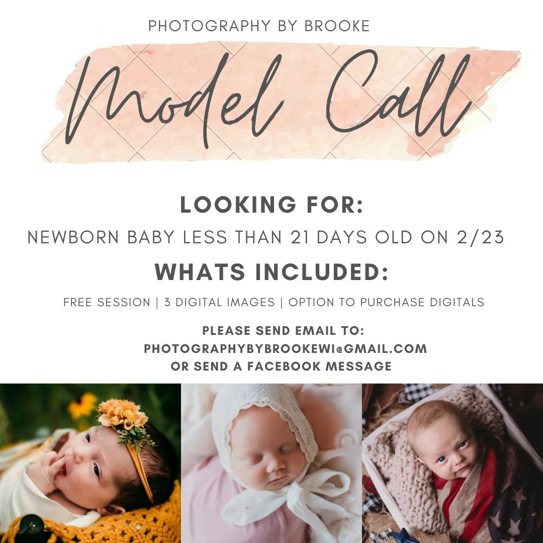 Newborn Model Call Feb 2022 — Photography by Brooke | Merrill ...