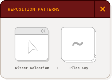 Reposition Patterns in Illustrator Without Moving the Shape — Hannah Bacon
