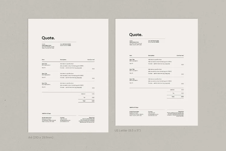 Mini Brand Guidelines Template for Ai and ID — Hannah Bacon