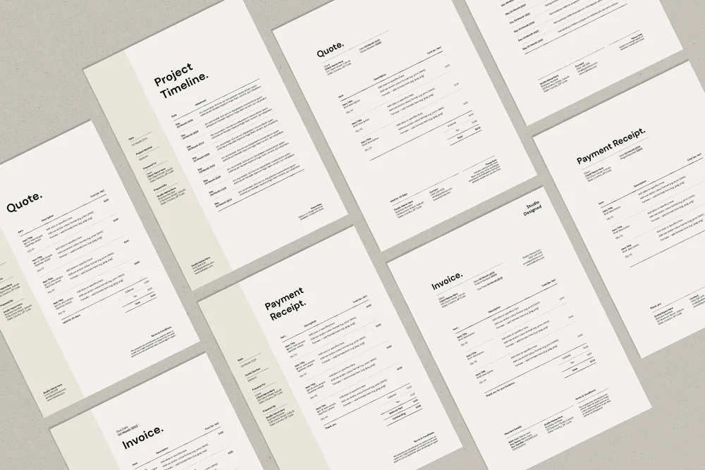 Mini Brand Guidelines Template for Ai and ID — Hannah Bacon