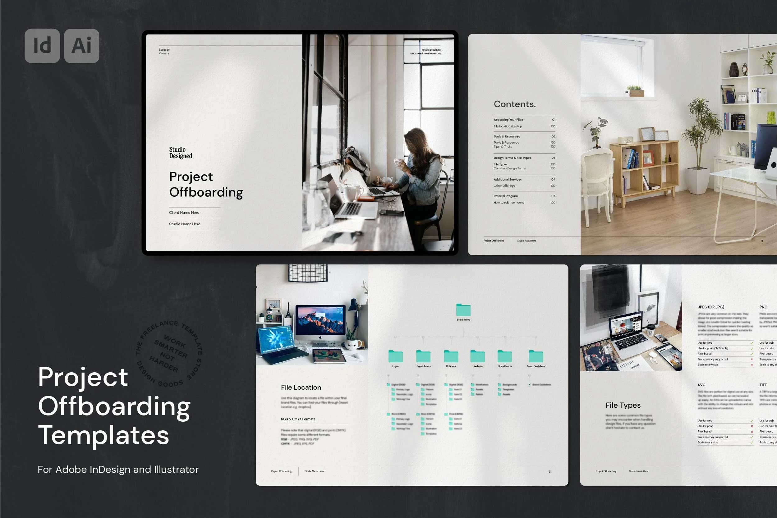 Mini Brand Guidelines Template for Ai and ID — Hannah Bacon
