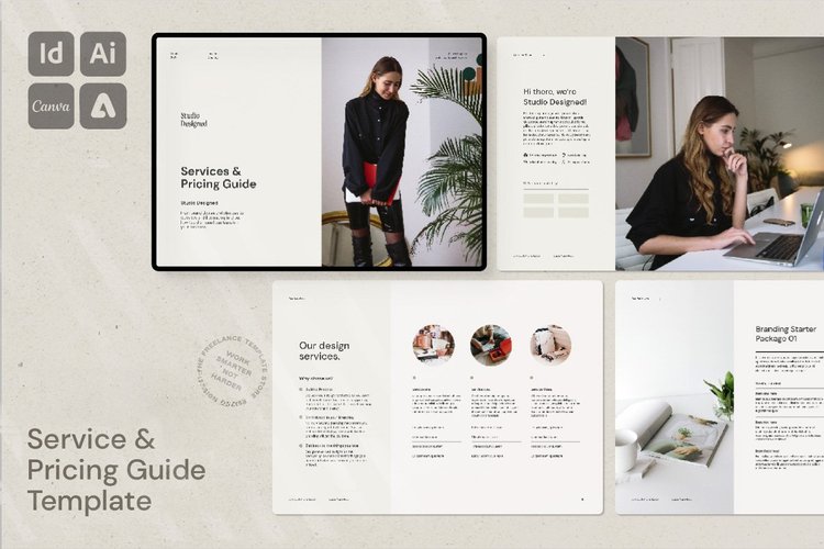 Mini Brand Guidelines Template for Ai and ID — Hannah Bacon