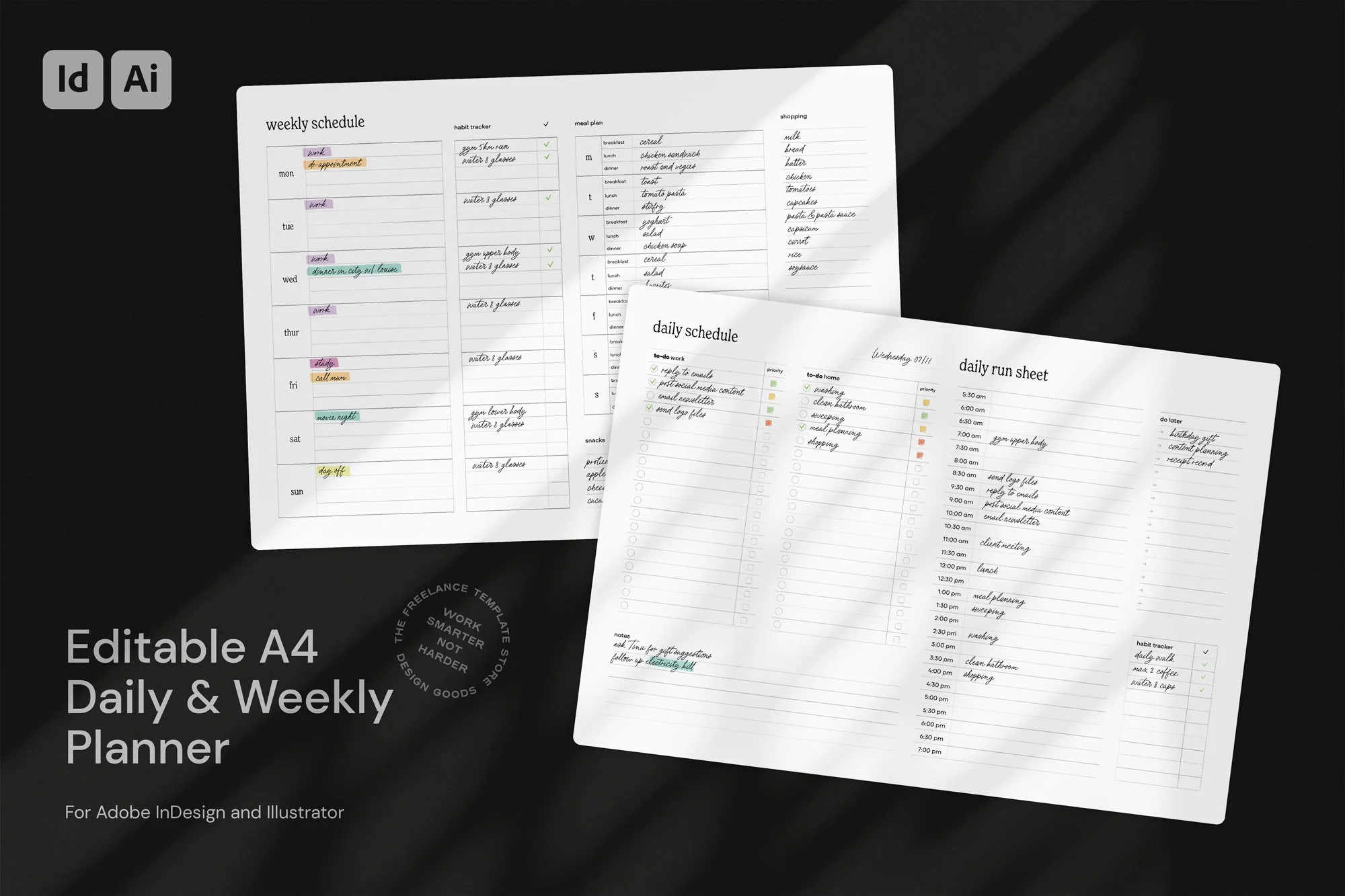 Mini Brand Guidelines Template for Ai and ID — Hannah Bacon