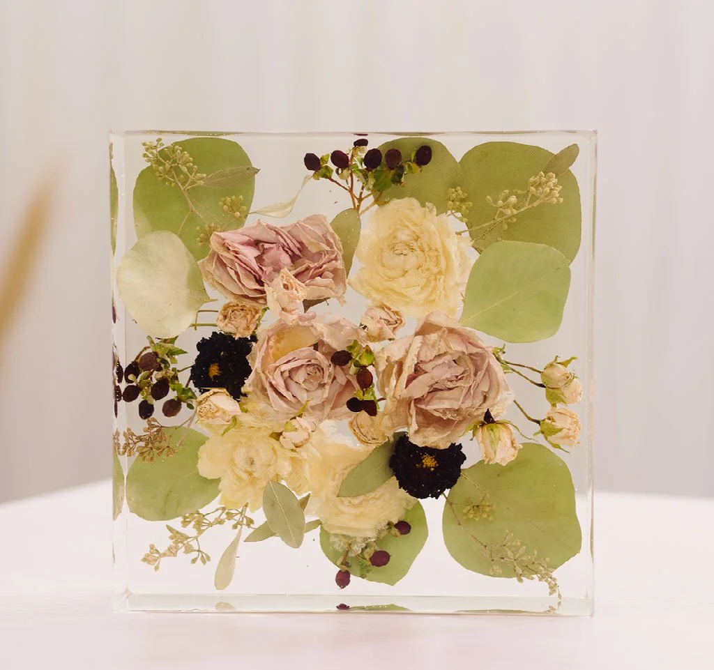 Flower Preservation in resin — B Creative Floral Preservation