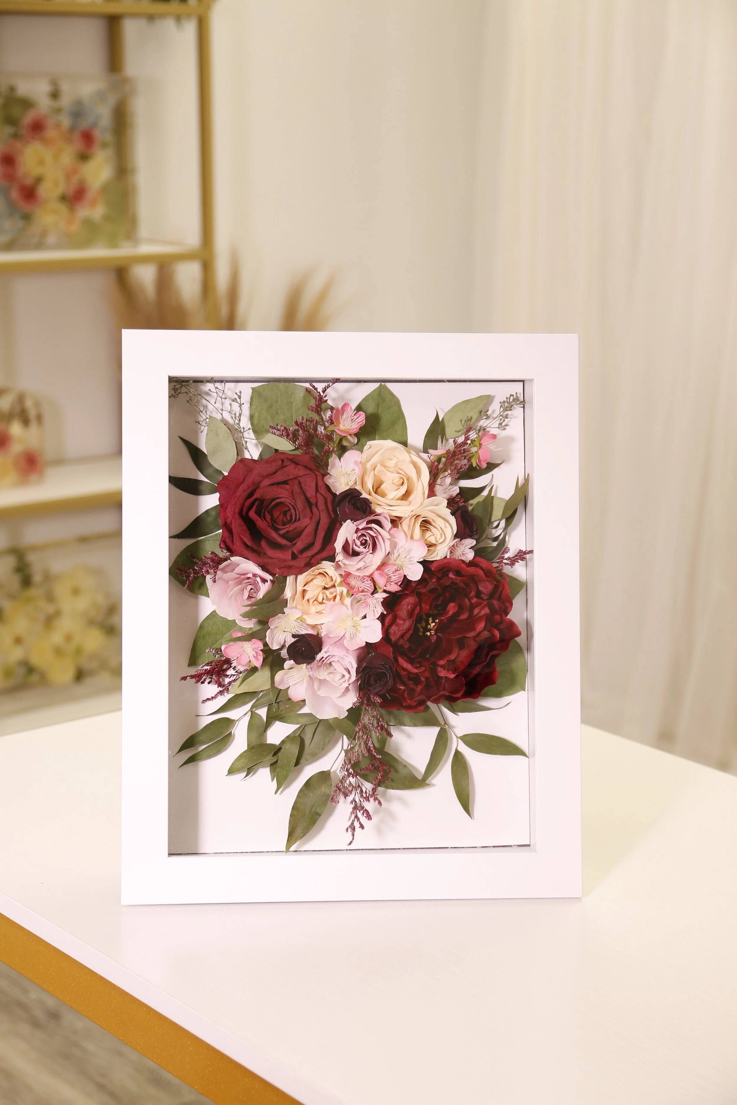 Floral preservation - Your wedding bouquet preserved into a framed ...