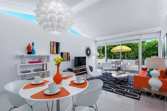 Set of 4 Mid Century Coastal Rattan Tiki Counter Stools Attrib Paul ...