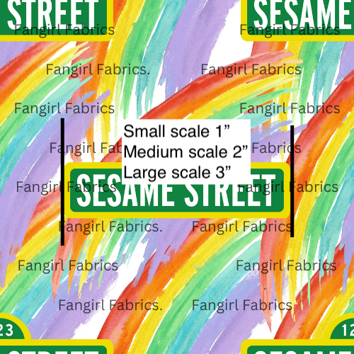 sesame street — Fangirl Fabrics