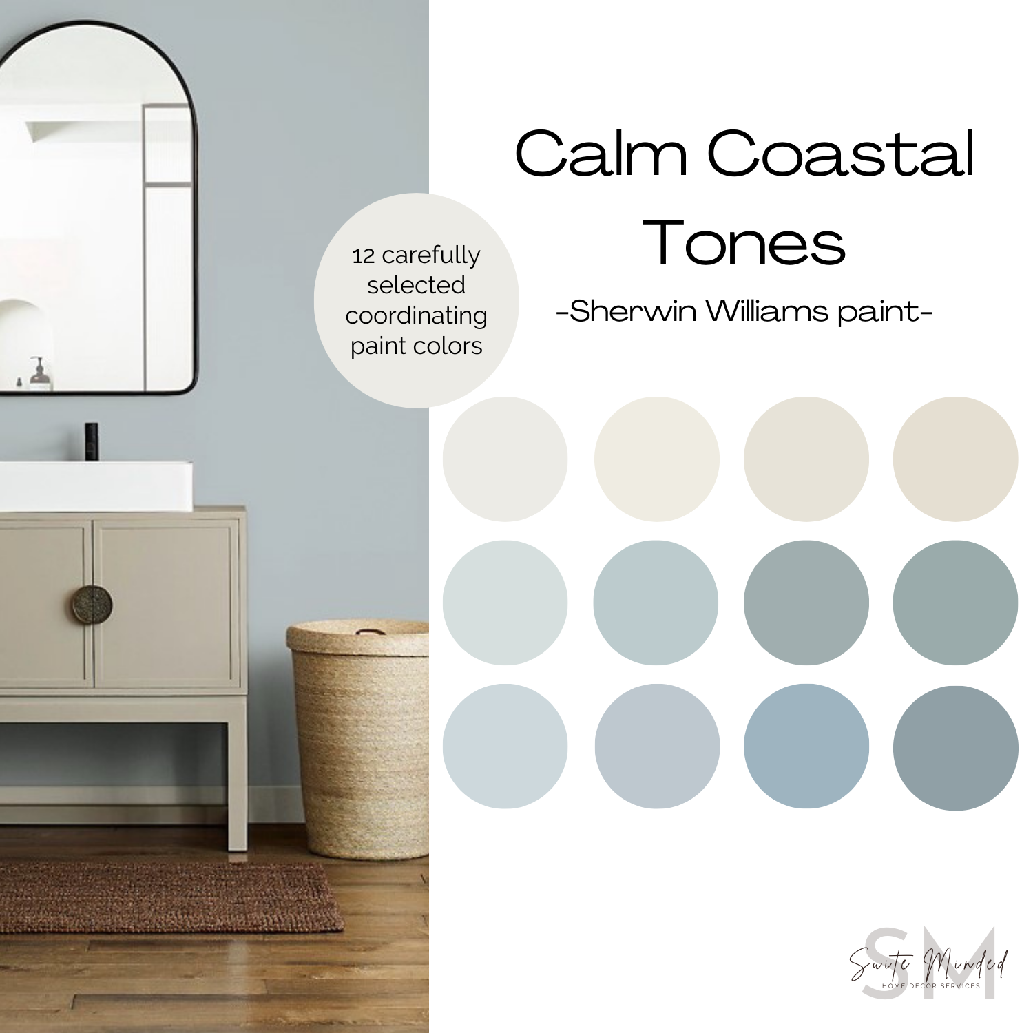 Earthy Tones Whole House Colour Palette with Sherwin Williams Paint ...