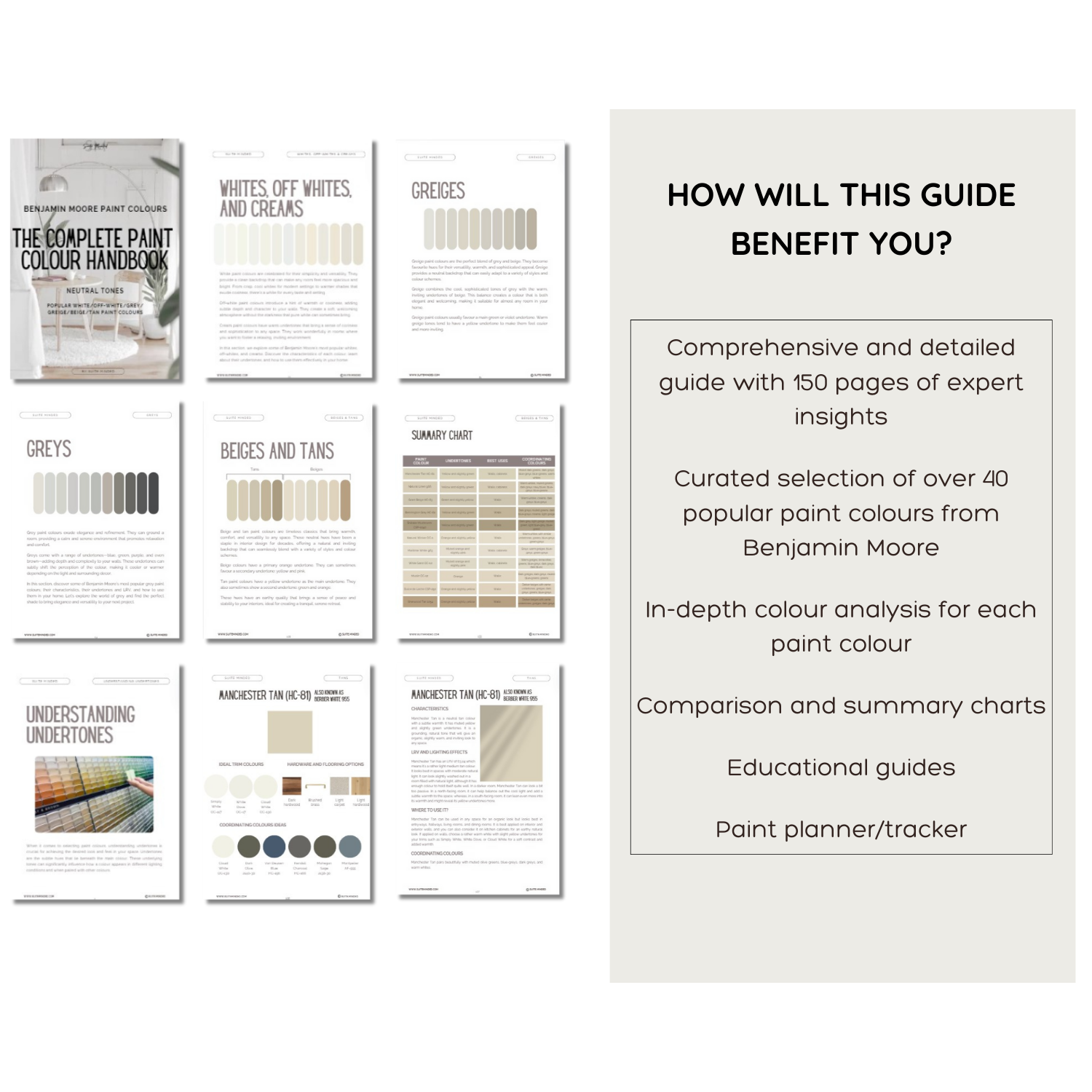 Revere Pewter HC-172 Coordinating Colours - Whole House Colour Palette ...