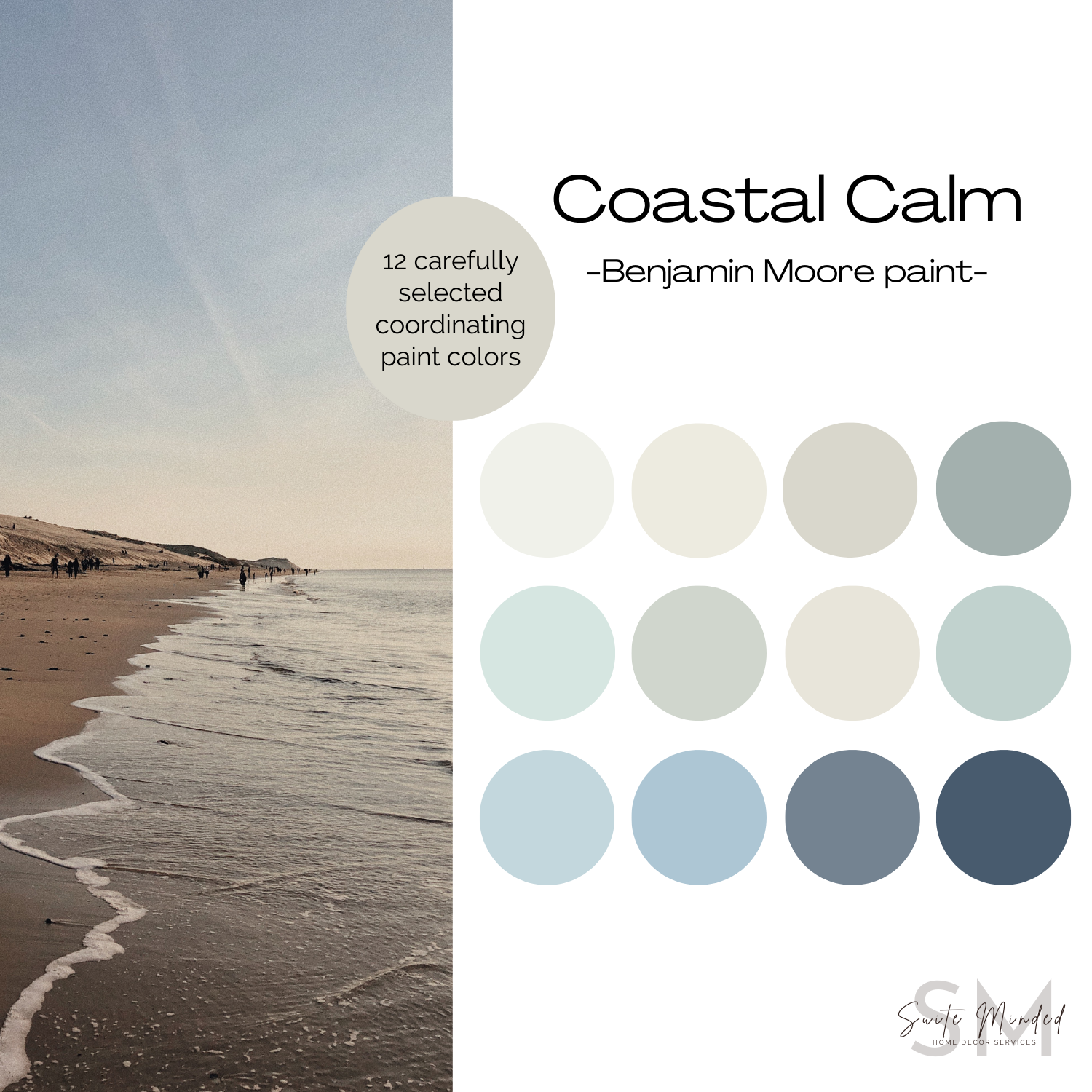 Coastal Calm Whole Home Colour Palette — Suite Minded