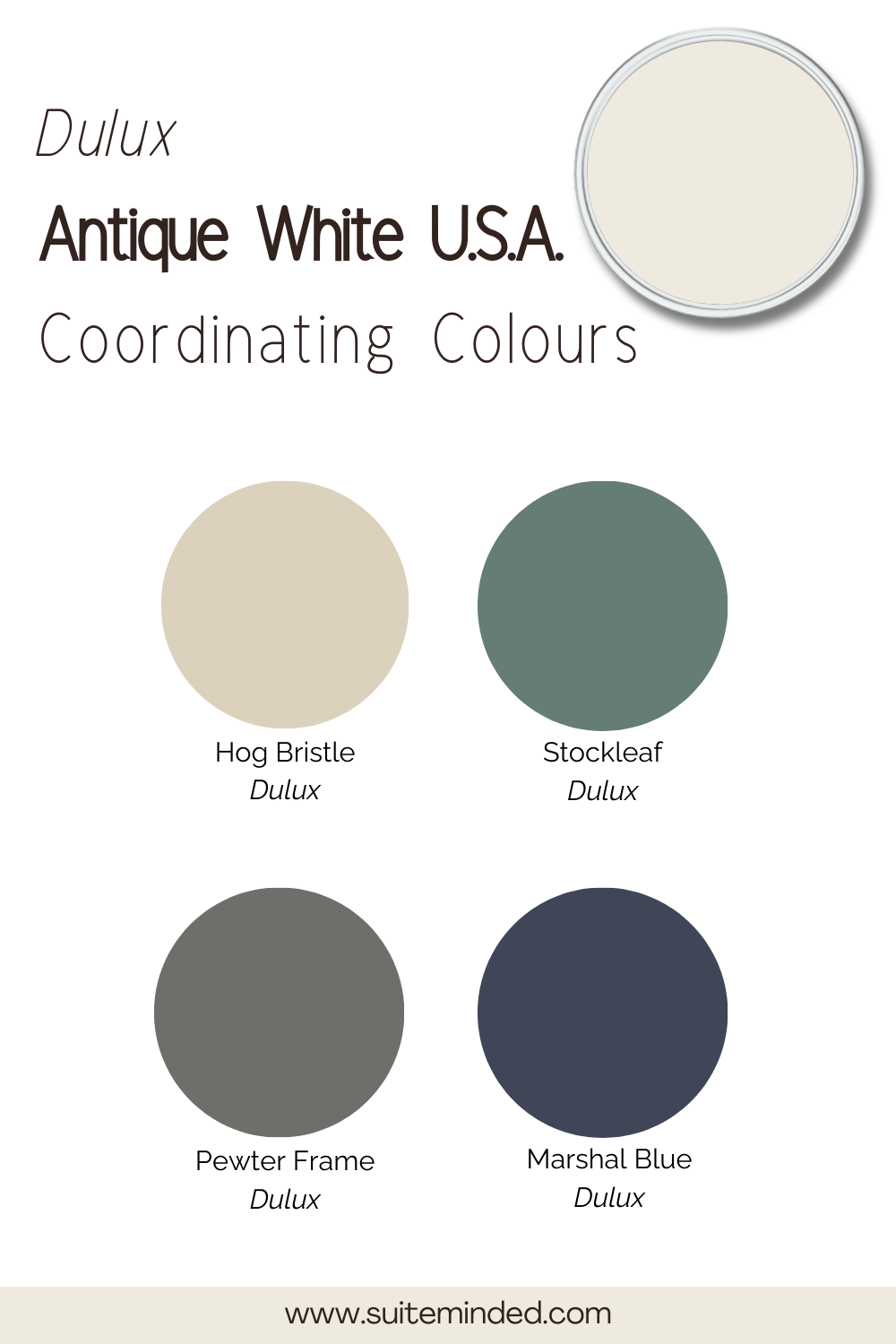 Paint Colour Review: Antique White U.S.A. by Dulux — Suite Minded