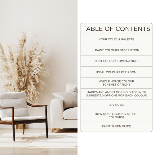 Earthy Tones Whole House Colour Palette with Sherwin Williams Paint ...