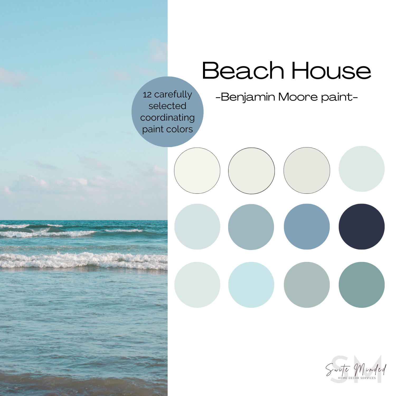 Beach House Whole House Colour Palette — Suite Minded