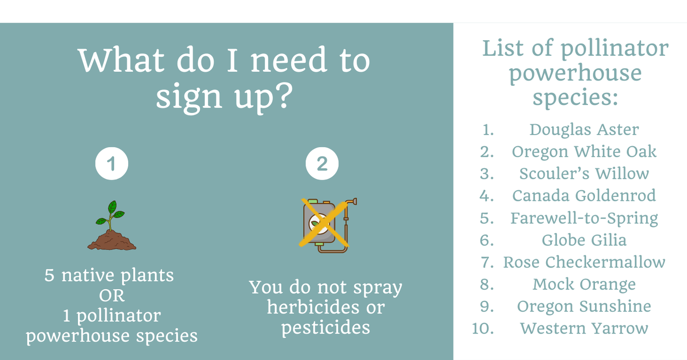 Oregon Pollinator Highway — Lawn Be Gone