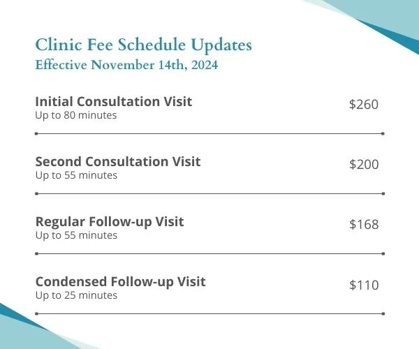 Fees & Billing | Schedule Your Consultation Now — Women's Natural ...