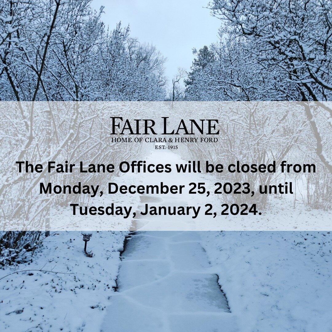 Contact — Fair Lane: Home of Clara and Henry Ford