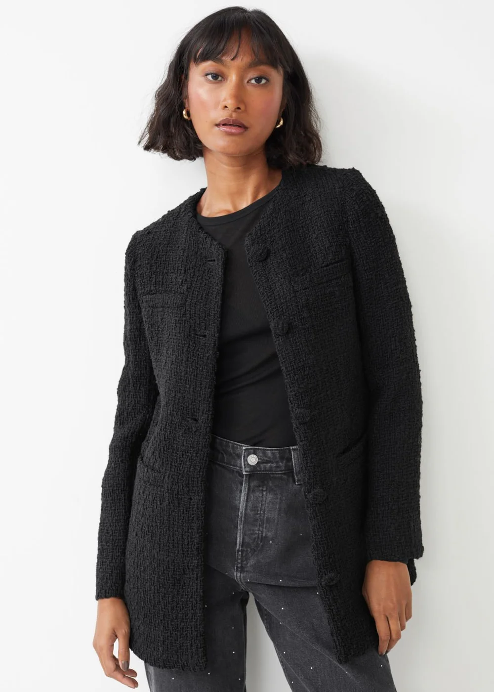 boucle and tweed jacket outfits | Personal Stylist London