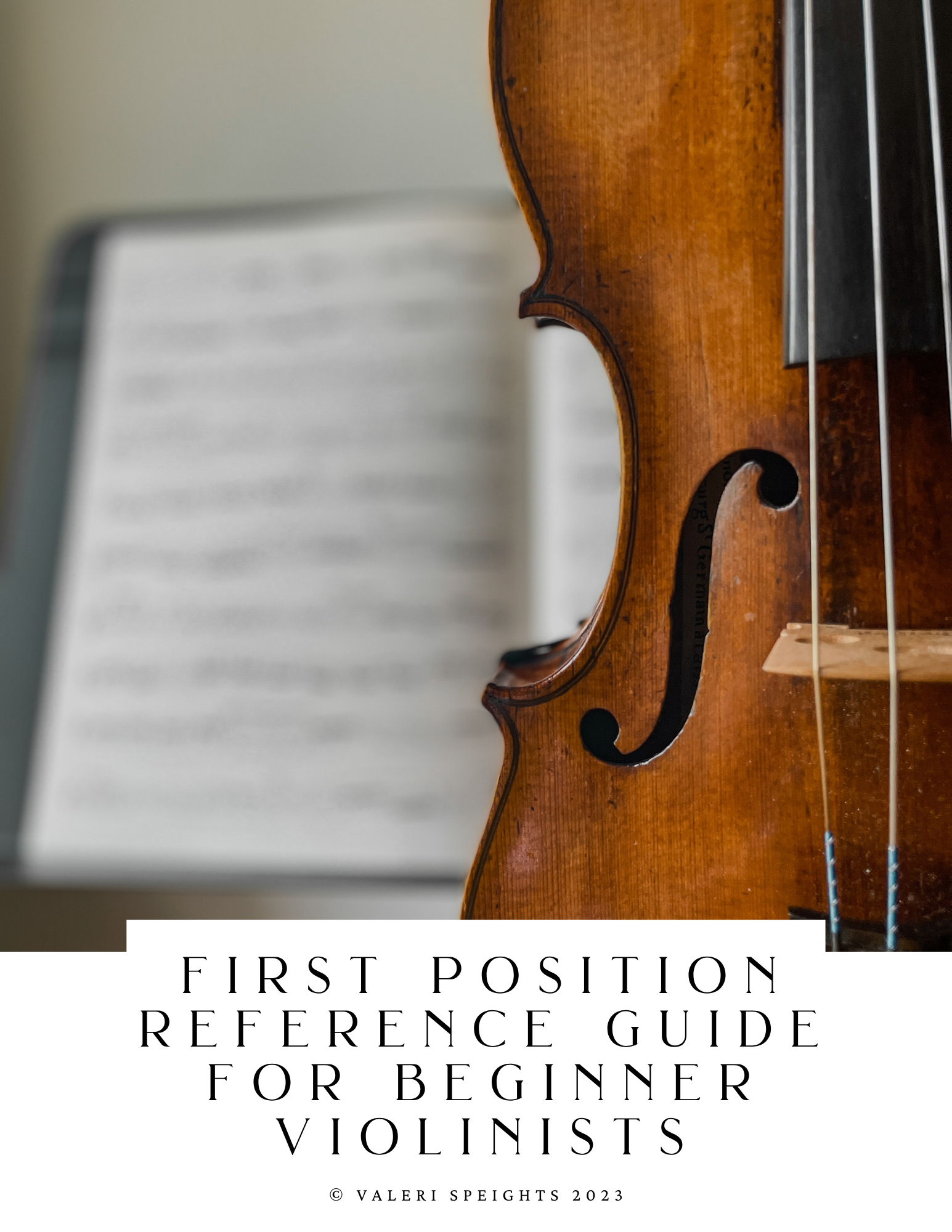 Violin Quick Start Guide — Valeri Speights