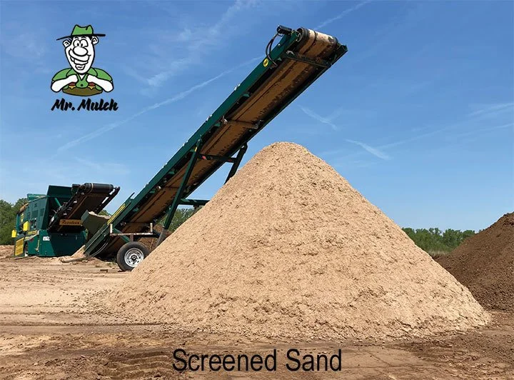 Clean Washed Sand Delivered in OKC — Mr. Mulch