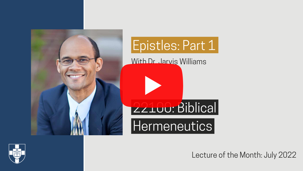 Lecture Archive — The Southern Seminary and Boyce Online Global Campus Hub