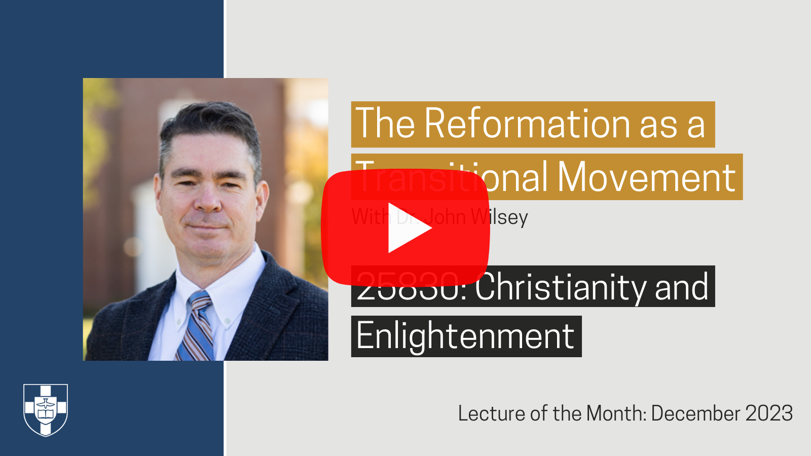 Lecture Archive — The Southern Seminary and Boyce Online Global Campus Hub