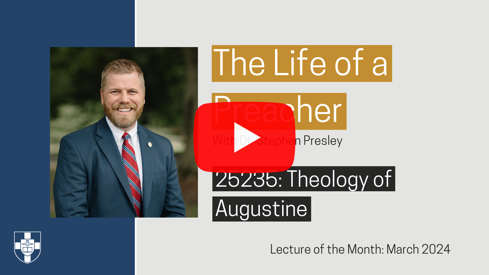 Lecture Archive — The Southern Seminary and Boyce Online Global Campus Hub